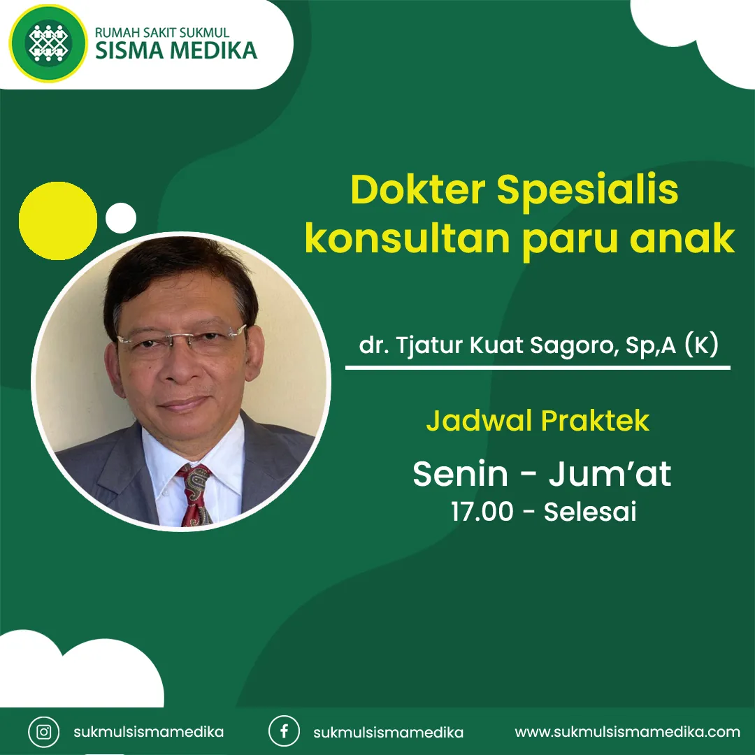 Dokter Spesialis Konsultan Paru Anak - Rumah Sakit Sukmul Sismamedika